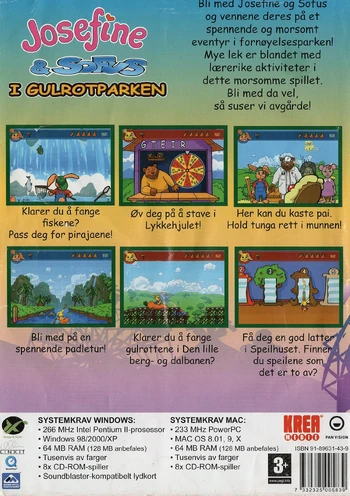 Josefine og Sofus i gulrotparken (Spill) | Norske Dubber Wiki | Fandom