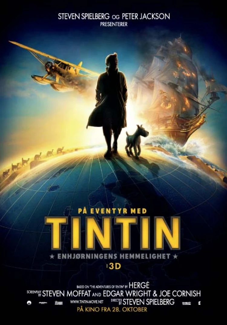 På eventyr med Tintin: Enhjørningens hemmelighet (Film) | Norske Dubber ...