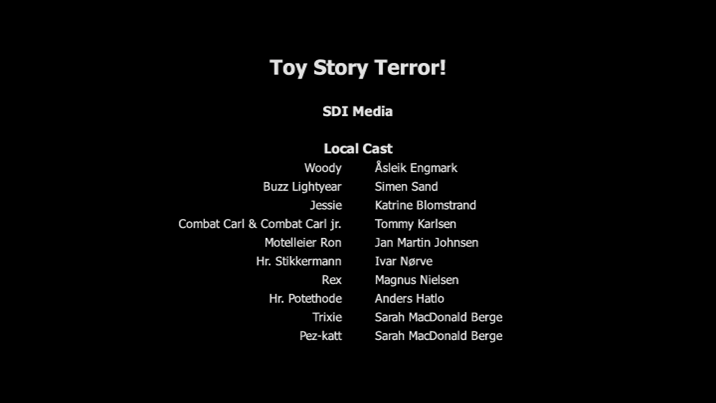 Toy Story Terror! (Spesial) | Norske Dubber Wiki | Fandom