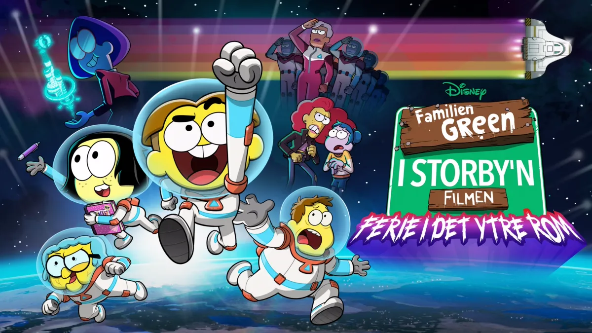 Familien Green i Storby’n Filmen: Ferie i det ytre rom | Norske Dubber ...