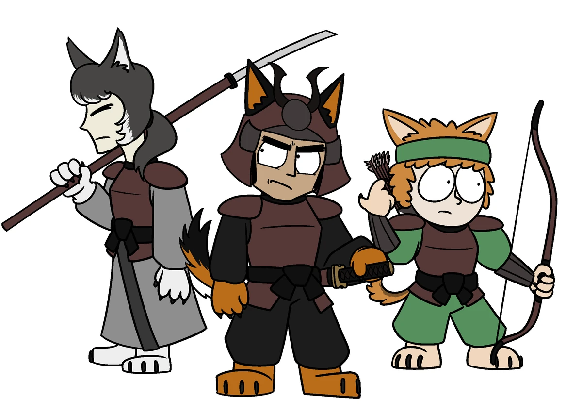 Dr. Dogman's Samurai Boys | North Park Creations Wiki | Fandom