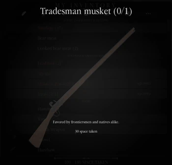 Tradesman Musket | Northwind Wiki | Fandom