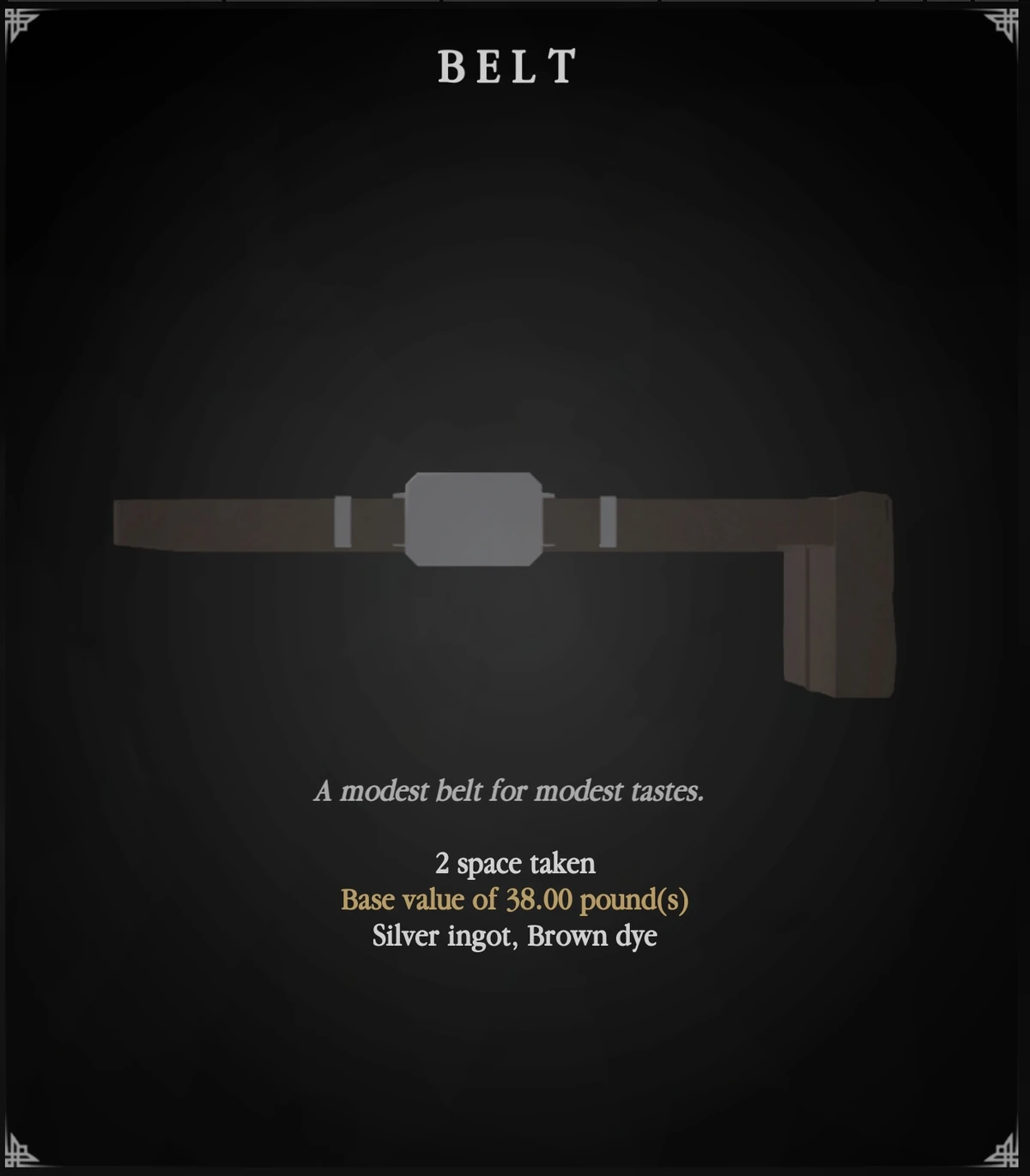 Belt | Northwind Wiki | Fandom