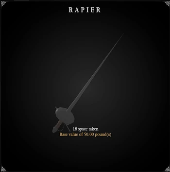 Rapier | Northwind Wiki | Fandom