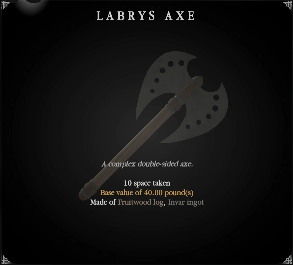 Labrys axe | Northwind Wiki | Fandom