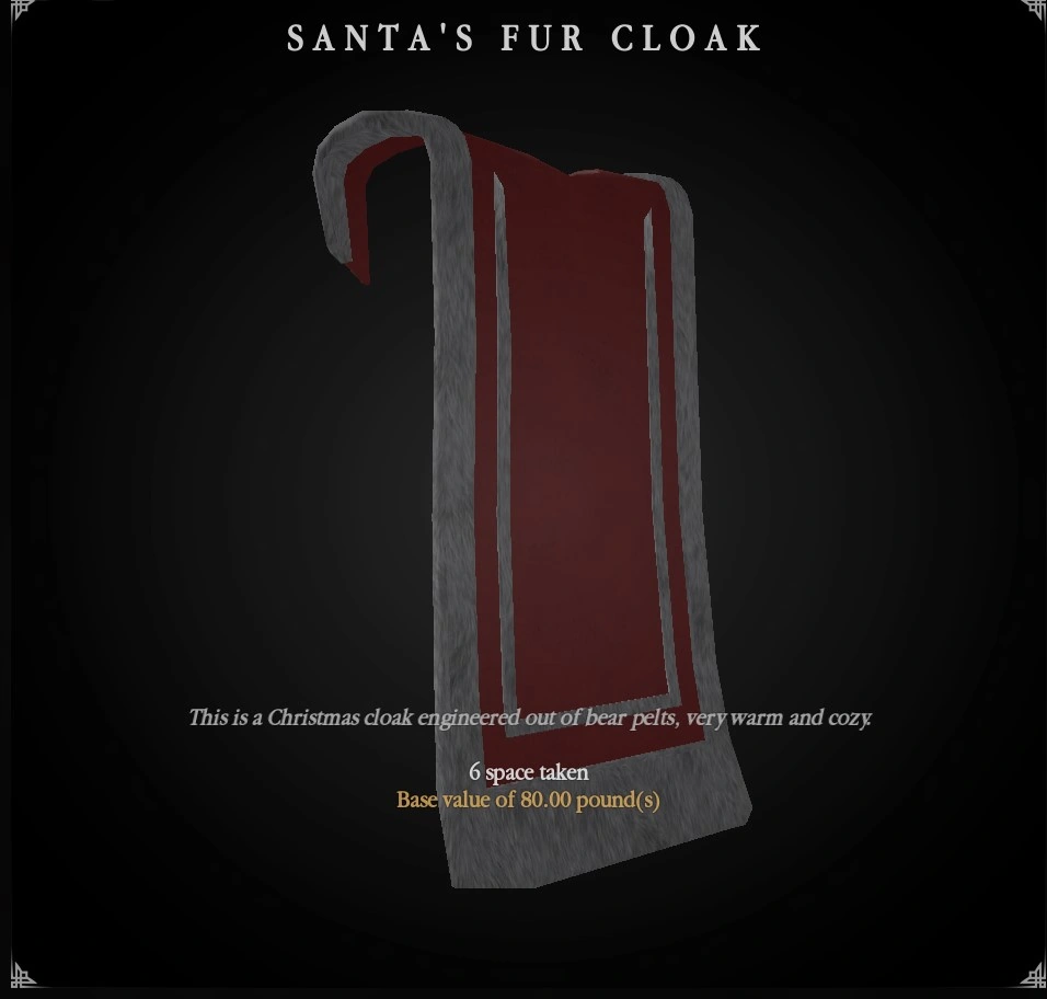 Santa's fur cloak | Northwind Wiki | Fandom