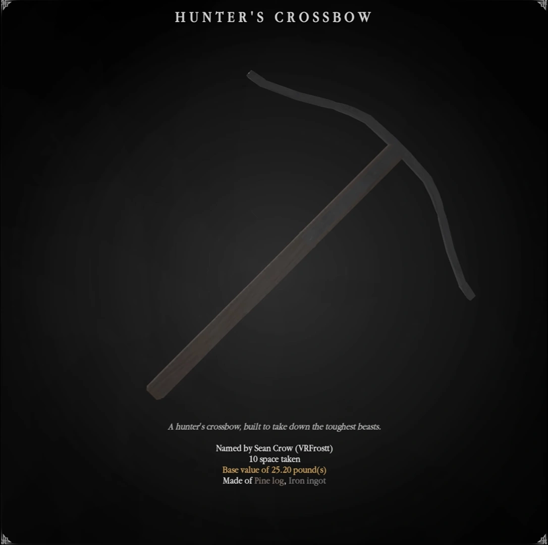 Hunter's crossbow | Northwind Wiki | Fandom
