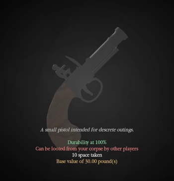 Pocket Pistol | Northwind Wiki | Fandom