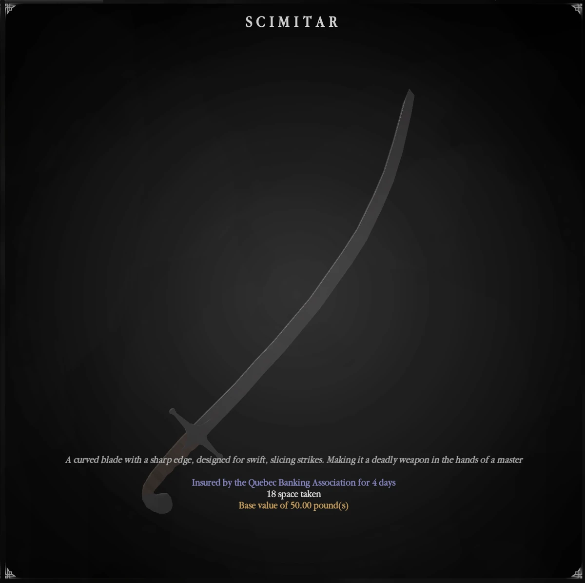 Scimitar | Northwind Wiki | Fandom