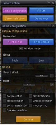 Options | Nostale Wiki | Fandom