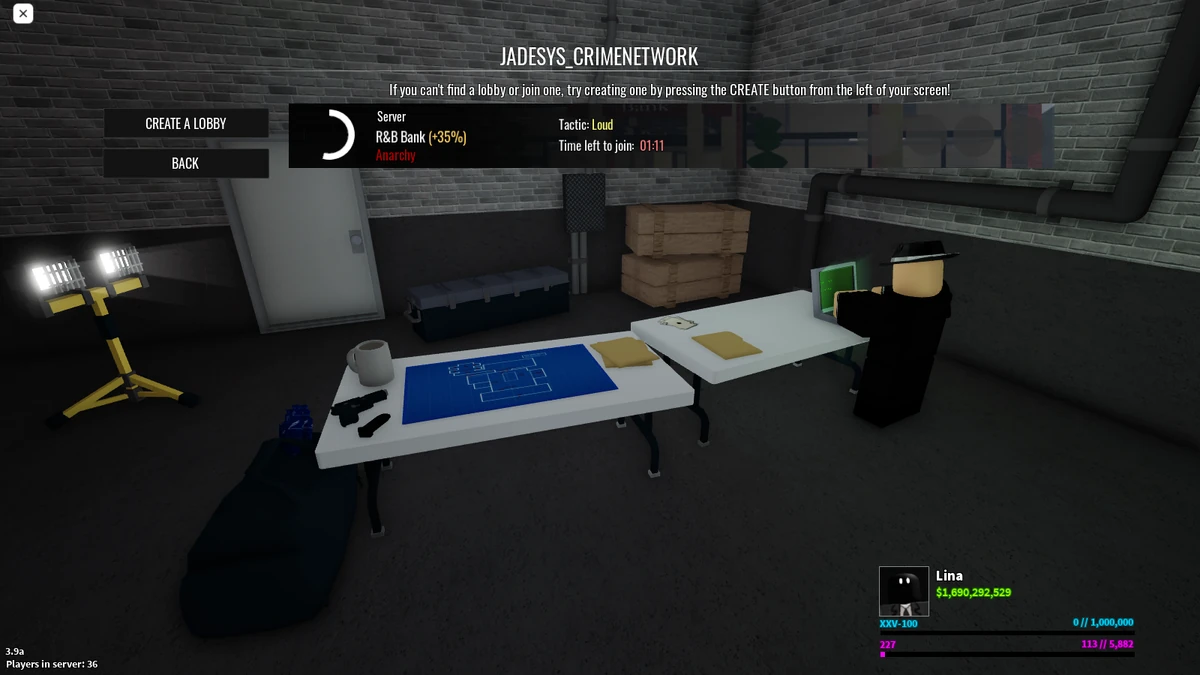 Lobby | Notoriety Wikia | Fandom