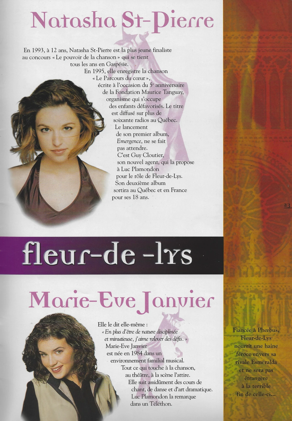Marie-Eve Janvier/Gallery | Notre-Dame de Paris Wiki | Fandom