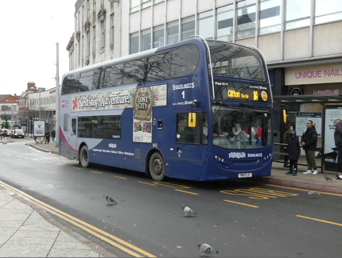 Navy Line 1A | Nottingham City Transport Unofficial Wiki | Fandom