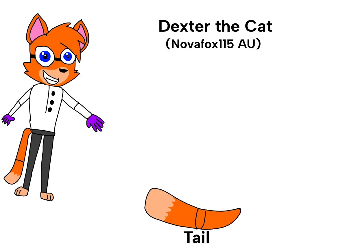 Dexter the Cat(novafox115 AU character) | Nova The Fox and friends Wiki ...