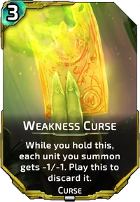 Weakness Curse - Nova Blitz Wiki