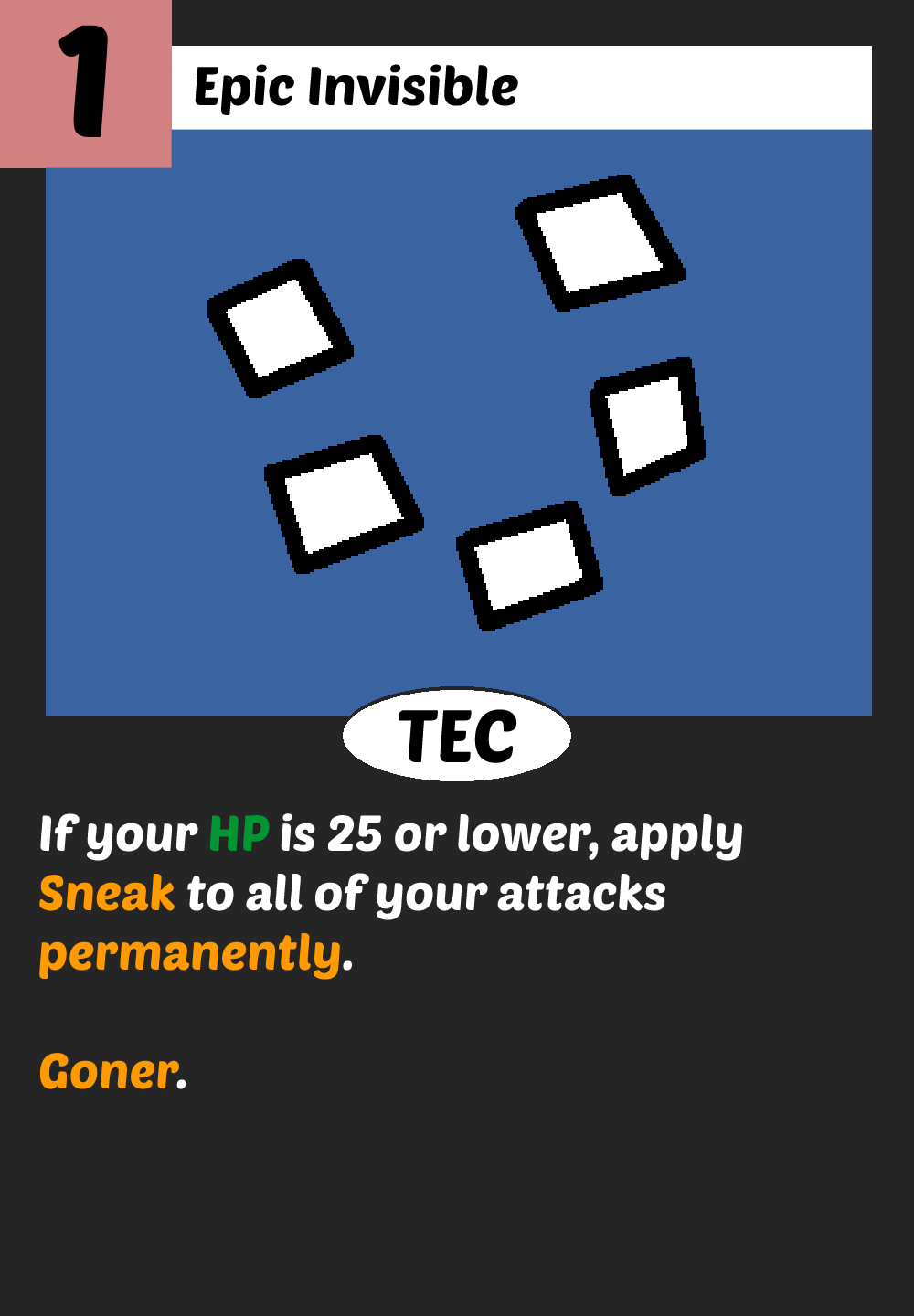 Epic Invisible | Novacore Wiki | Fandom