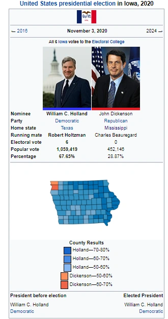 United States presidential election in Iowa, 2020 | Novelas | Fandom
