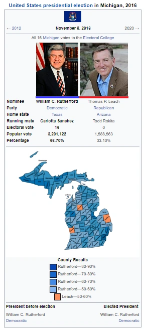 United States presidential election in Michigan, 2016 | Novelas | Fandom