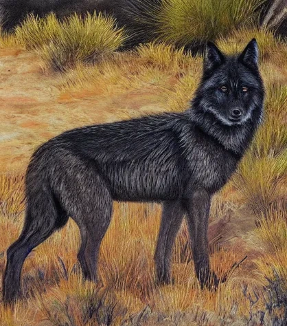 Florida black wolf (Planet X933) | Novum Terram Wiki | Fandom