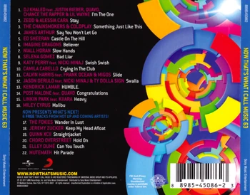NOW That's What I Call Music! 63 | NOW That's What I Call Music! US ...