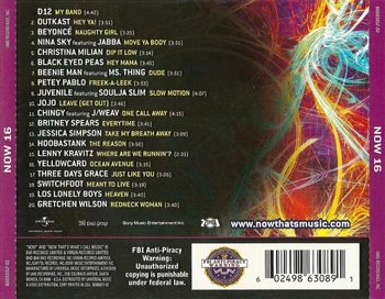 NOW That's What I Call Music! 16 | NOW That's What I Call Music! US ...