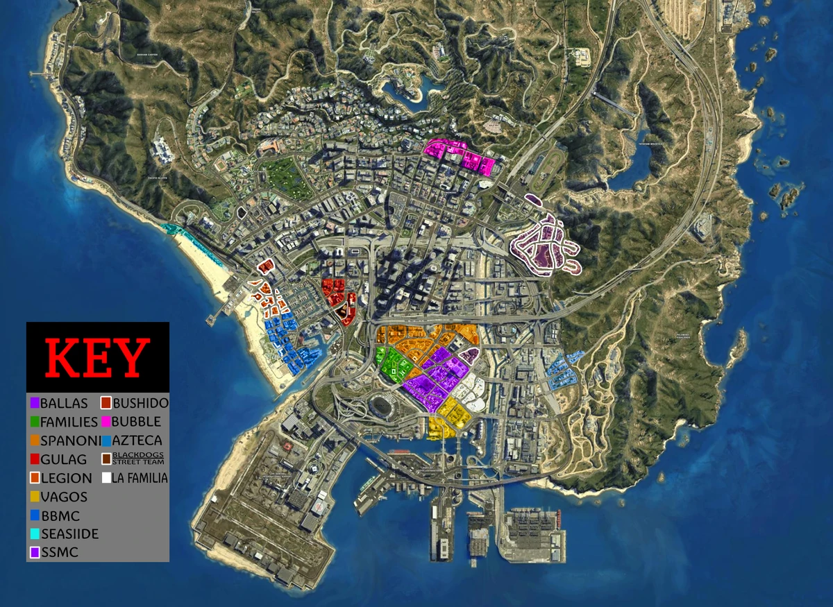 Gang Turf | NoPixel Public Wiki | Fandom