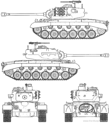 M26 Pershing Series (Tarakian Variants) | The Cosmic Defence Coalition ...