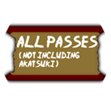 All Game Passes (Excluding Akatsuki) | NSOA Wiki | Fandom