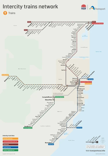 Map | NSW Trains Wiki | Fandom