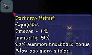 Darkness Helmet | N Terraria Wiki | Fandom
