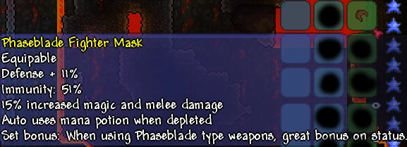 Phaseblade Fighter Set | N Terraria Wiki | Fandom