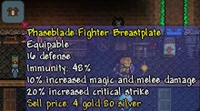 Phaseblade Fighter Set | N Terraria Wiki | Fandom