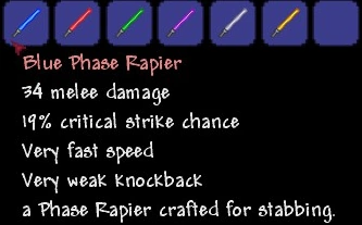 Phase Rapiers | N Terraria Wiki | Fandom