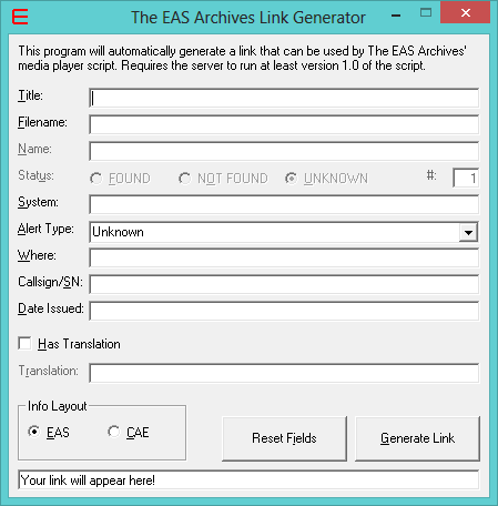 The EAS Archives Link Generator | WindozeNT Software Wiki | Fandom