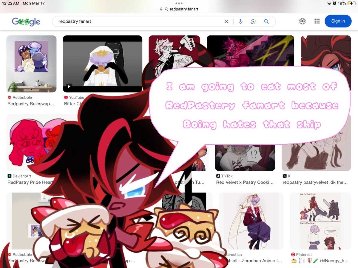 Red Velvet Cookie eats most of RedPastry fanart (for real, he did not eat Pastry Cookie) | Num ...