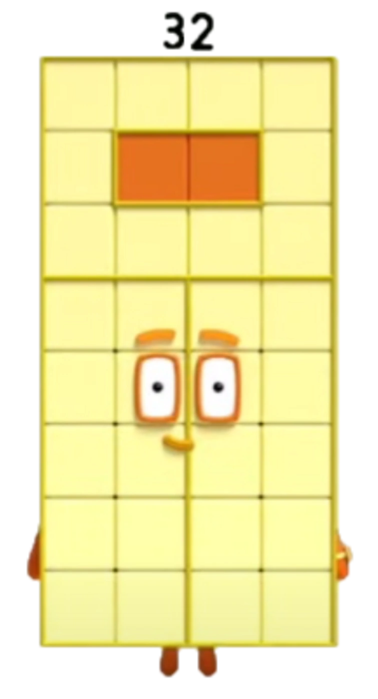 Thirty-two | Number Blocks Fanmade Wiki | Fandom