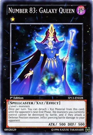 Number 83: Galaxy Queen | YU-GI-OH!NUMBERWiki | Fandom