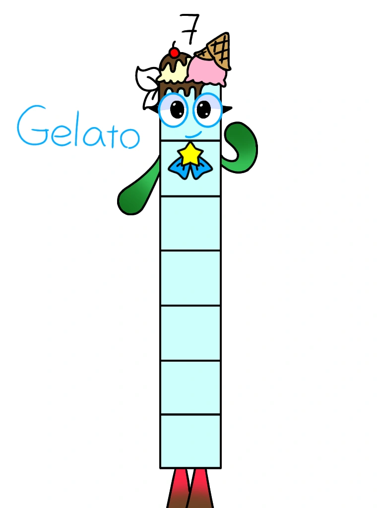 Gelato | Numberblocks Super Duper 24 Unicorns Wiki | Fandom