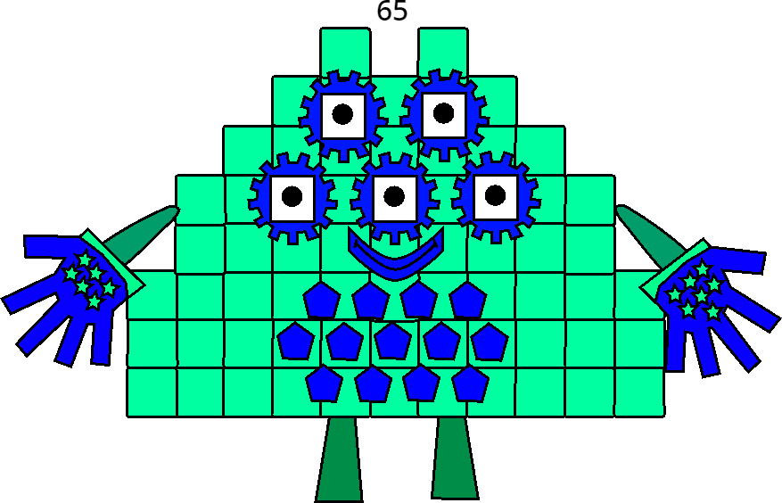 Sixty-Five | Numberblocks Basics Wiki | Fandom