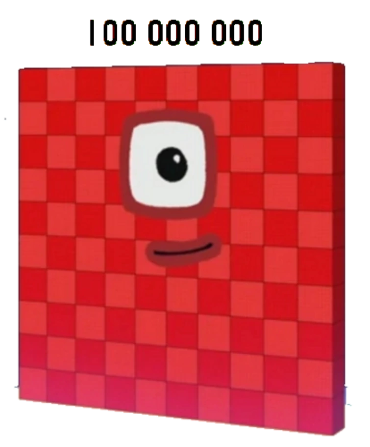 100m | Numberblocks big big Wiki | Fandom