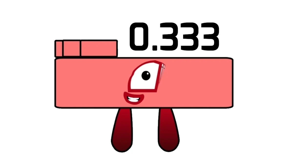 0.33333333... | Numberblocks big Wiki | Fandom