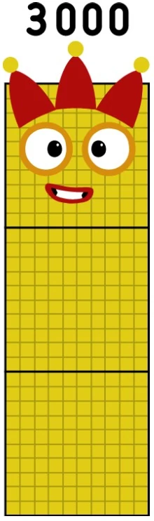 3000 | Numberblocks big Wiki | Fandom