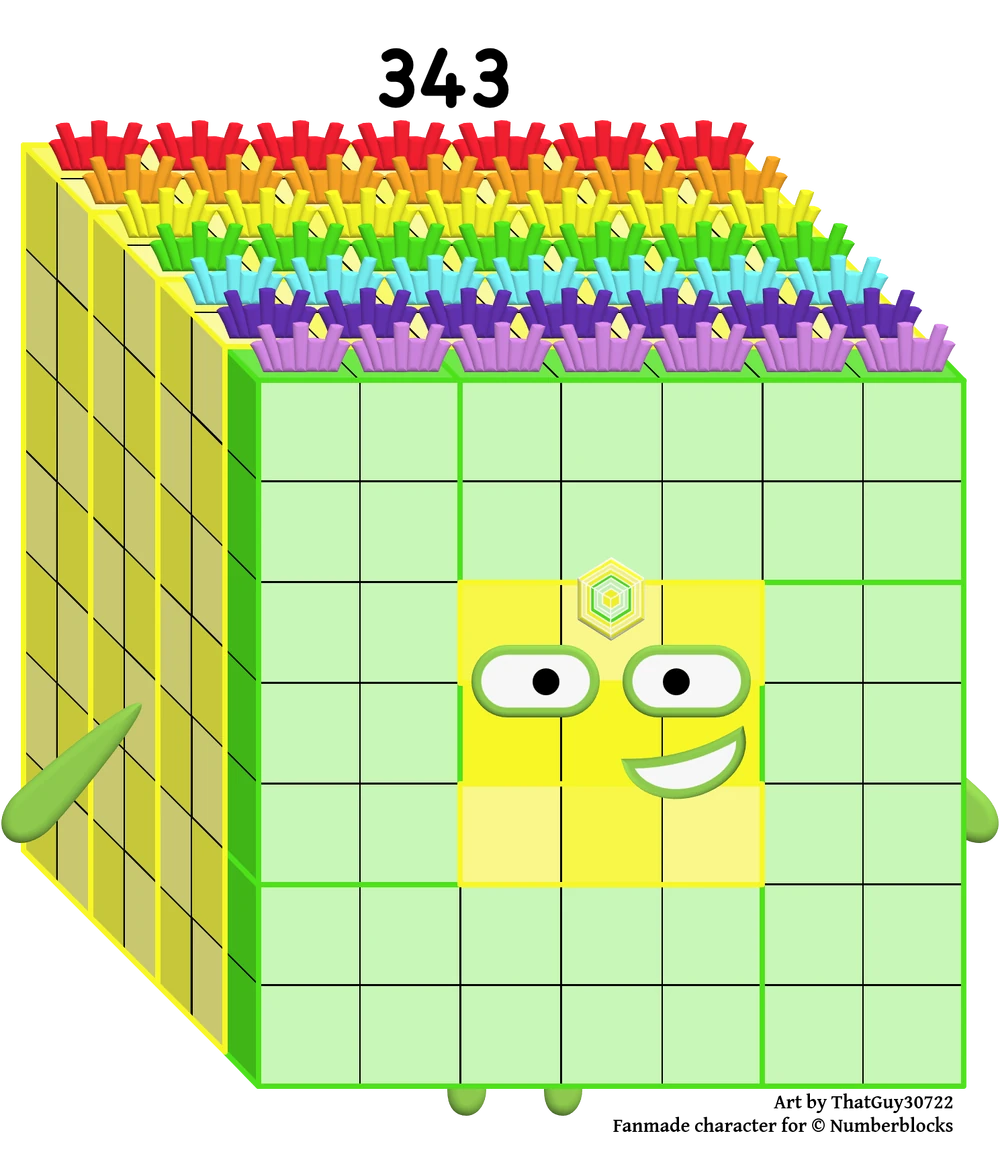343 | Numberblocks big Wiki | Fandom