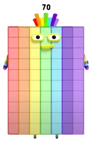 70 | Numberblocks big Wiki | Fandom