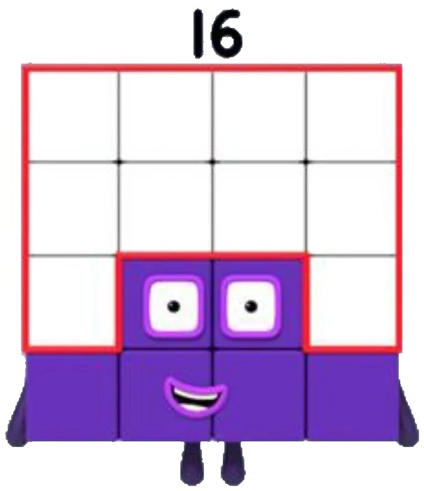 16 | Numberblocks big Wiki | Fandom