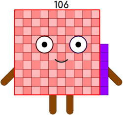 106 | Numberblocks big Wiki | Fandom