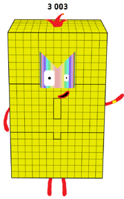 3003 | Numberblocks big Wiki | Fandom