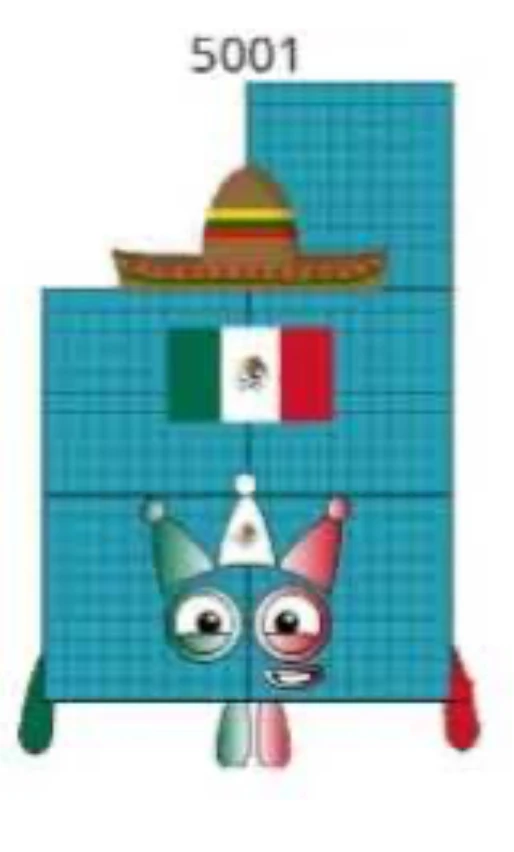 5001 | Numberblocks big Wiki | Fandom