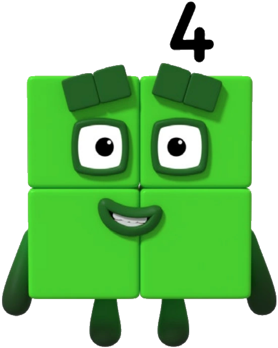 4 | Numberblocks big Wiki | Fandom
