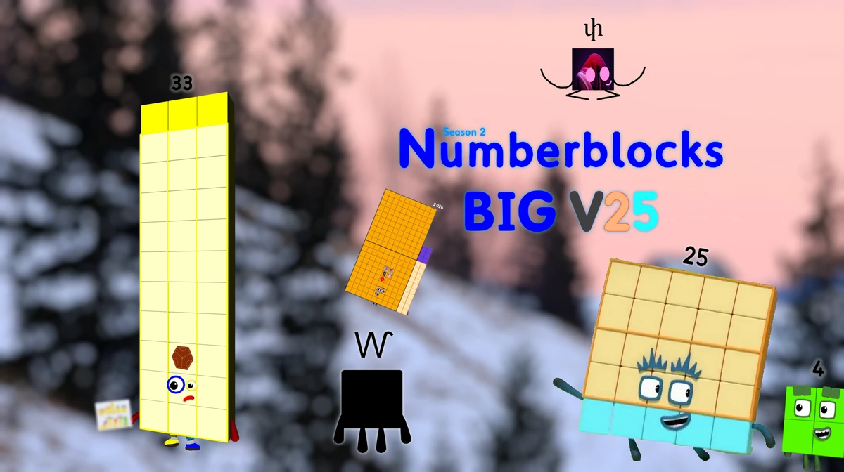 Numberblocks big V25 | Numberblocks big Wiki | Fandom
